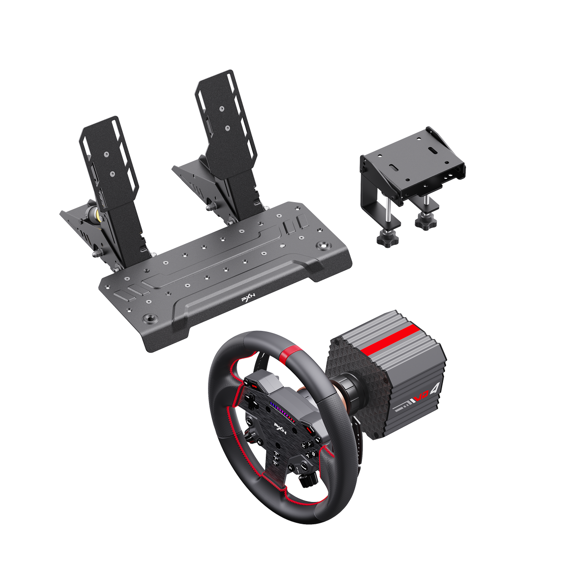 PXN VD6+W AS Bundle – 6 Nm Direct‑Drive Base with Wheel & Dual Pedals ...
