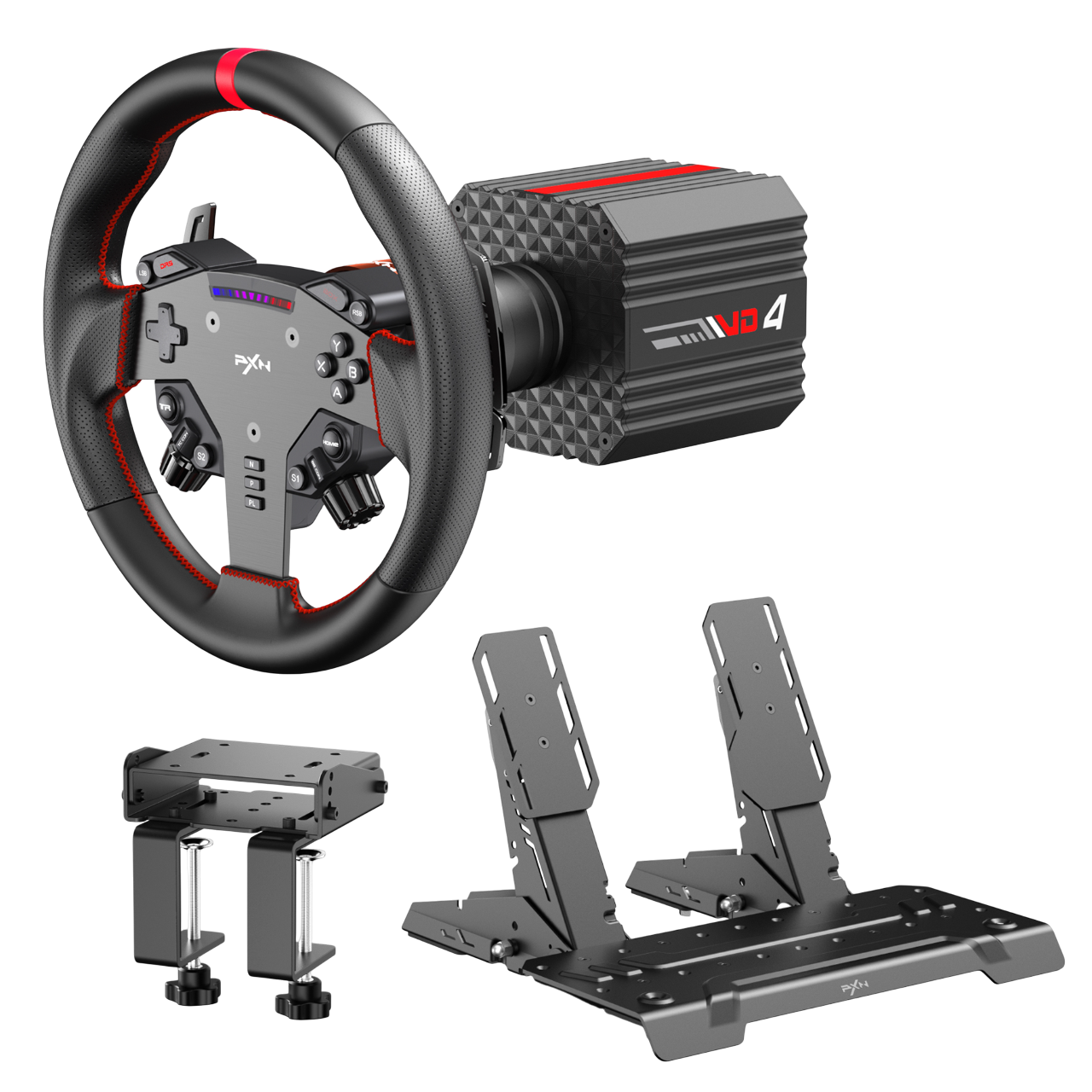 PXN V9 Gen2 Racing Wheel – 270/900° Bundle for PC/PS4/Xbox/Switch – PXN ...
