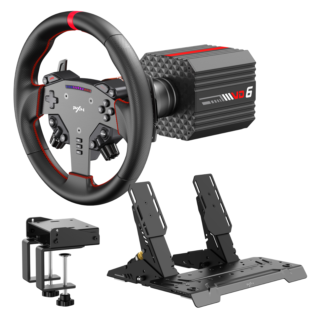PXN V9 Gen2 Racing Wheel – 270/900° Bundle for PC/PS4/Xbox/Switch – PXN ...